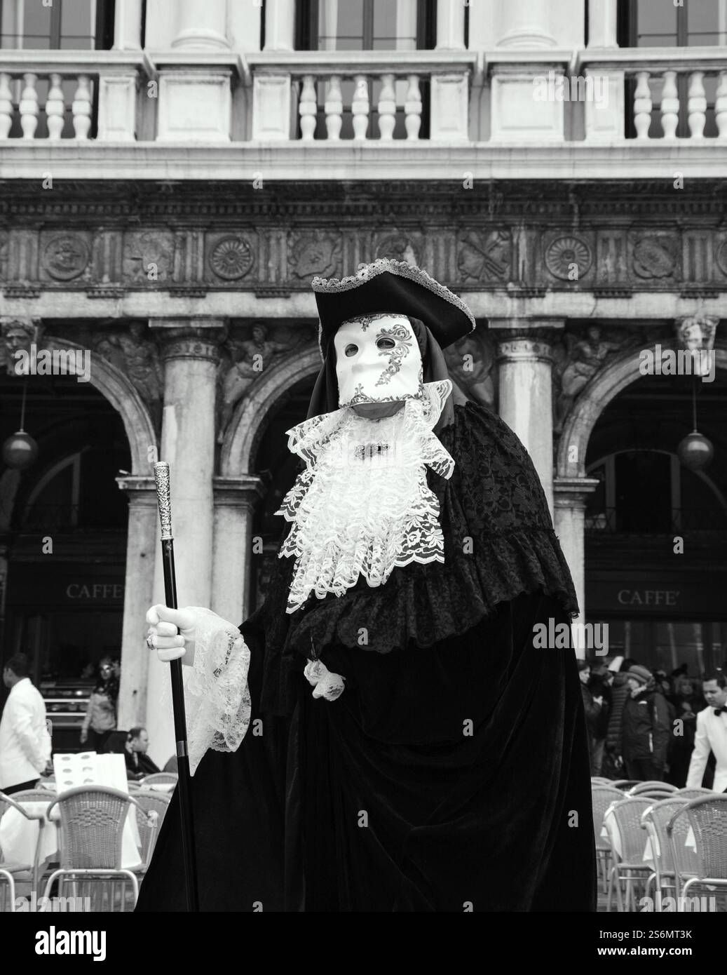 VENICE, ITALY - FEBRUARY 14, 2015: Traditional Venetian mask in St Mark ...