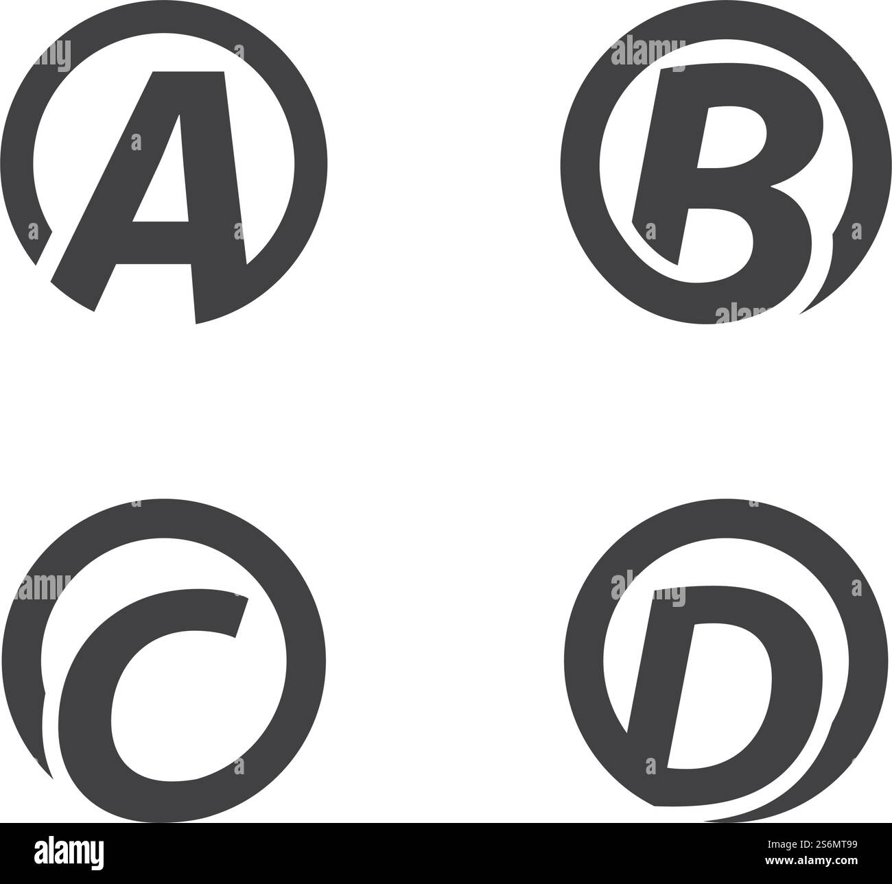 Alphabet pixel modern lettering Cut Out Stock Images & Pictures - Alamy