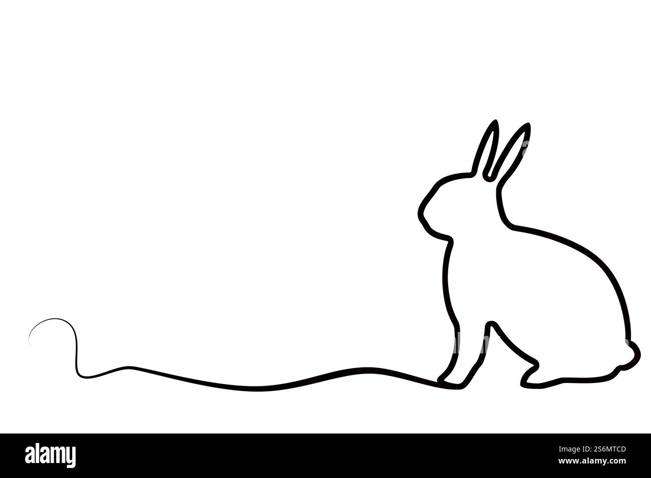 Stylized bunny Cut Out Stock Images & Pictures - Alamy