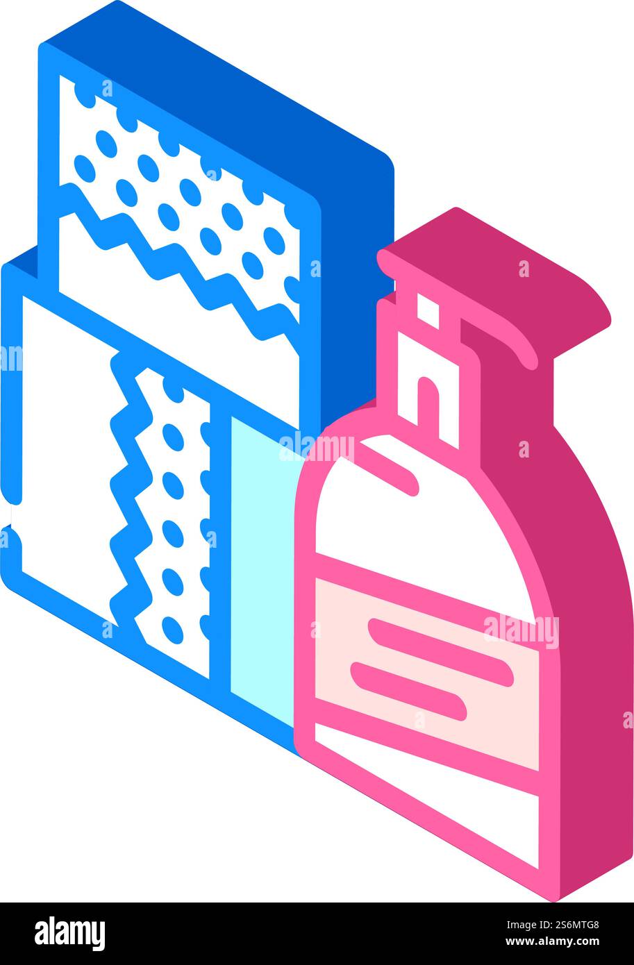 sanitary product department isometric icon vector. sanitary product ...