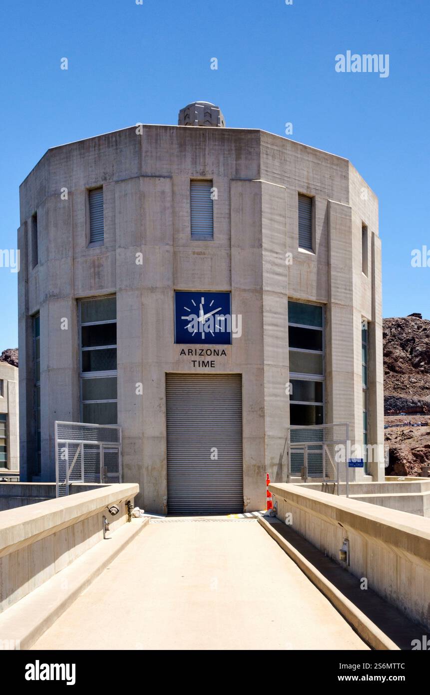 Hoover Dam building in Arizona Stock Photo - Alamy