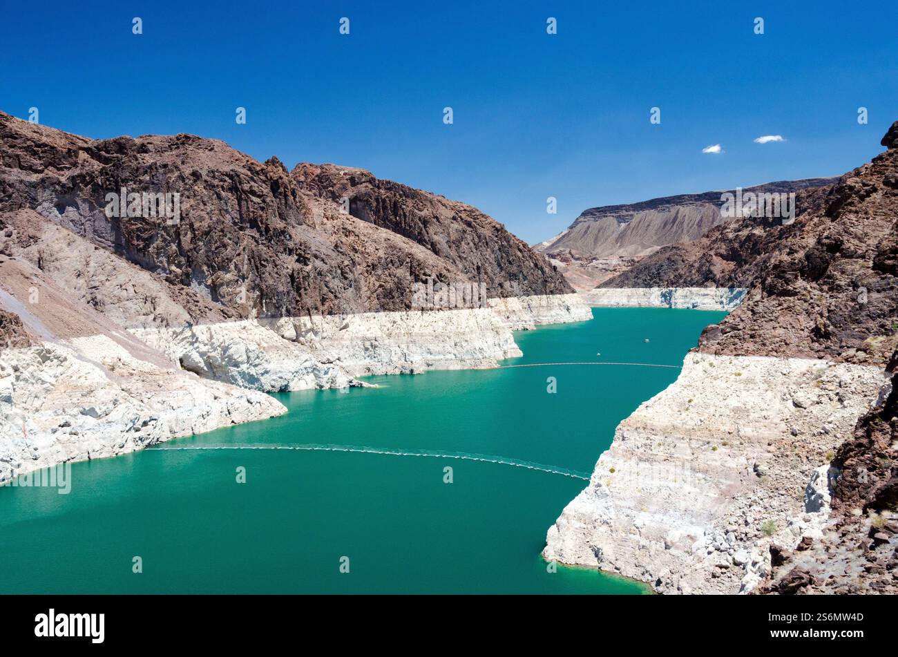 Colorado River Reservoir at Hover Dam Stock Photo - Alamy