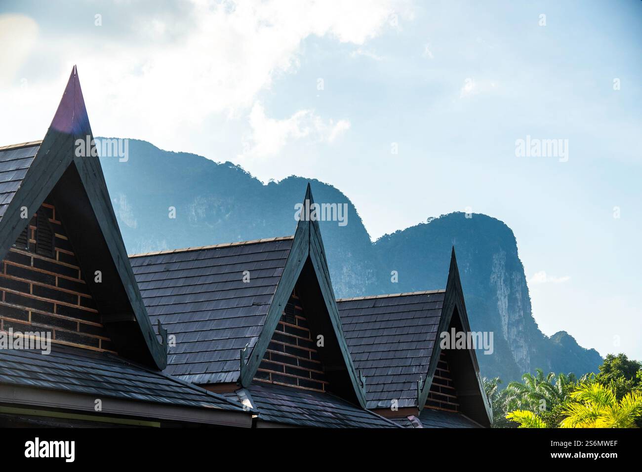 asian huts in rural thailand Stock Photo - Alamy