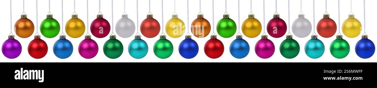 Christmas baubles Christmas banner many Christmas baubles decoration ...