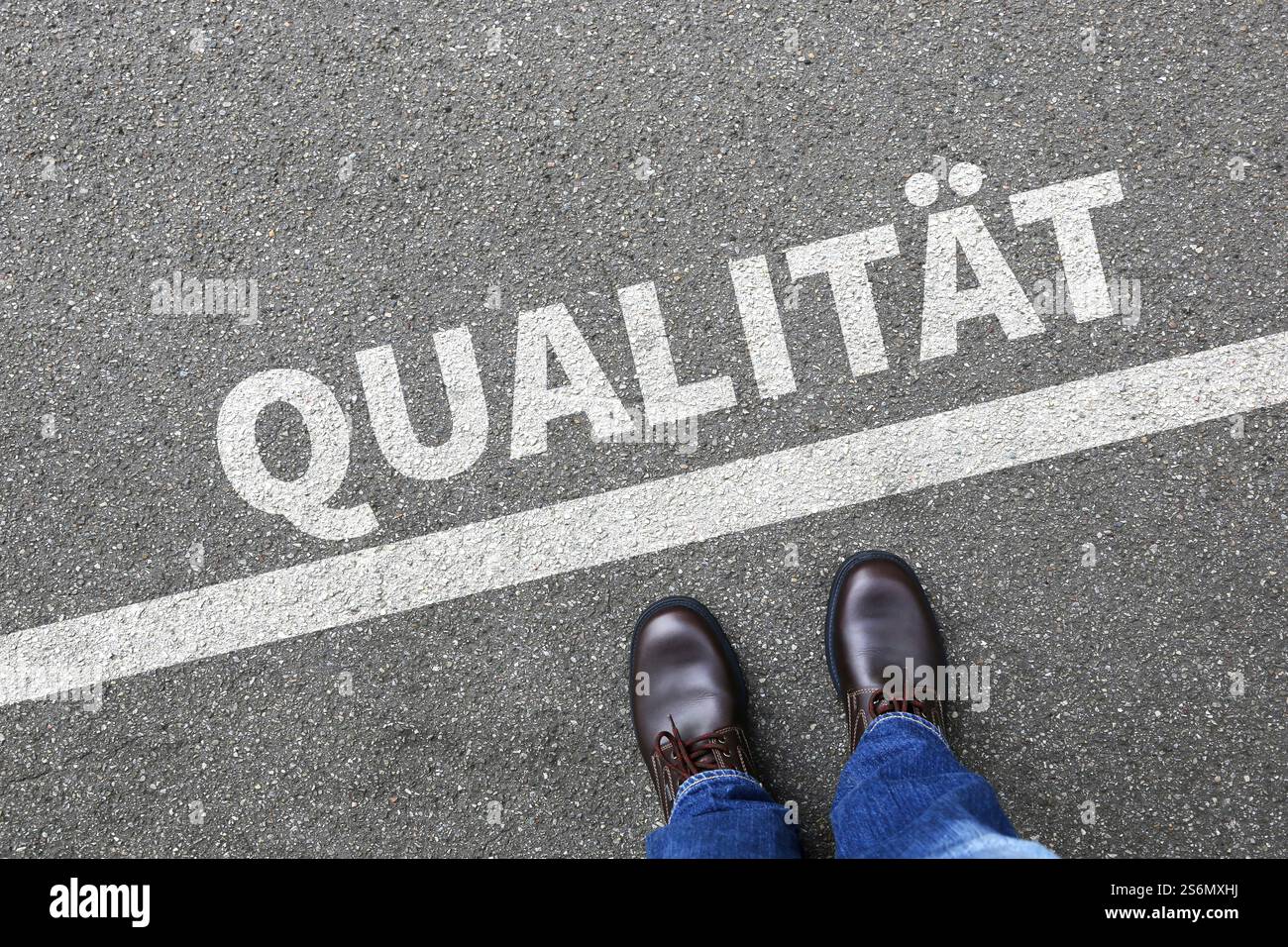 quality control and management businessman business concept QM Stock ...