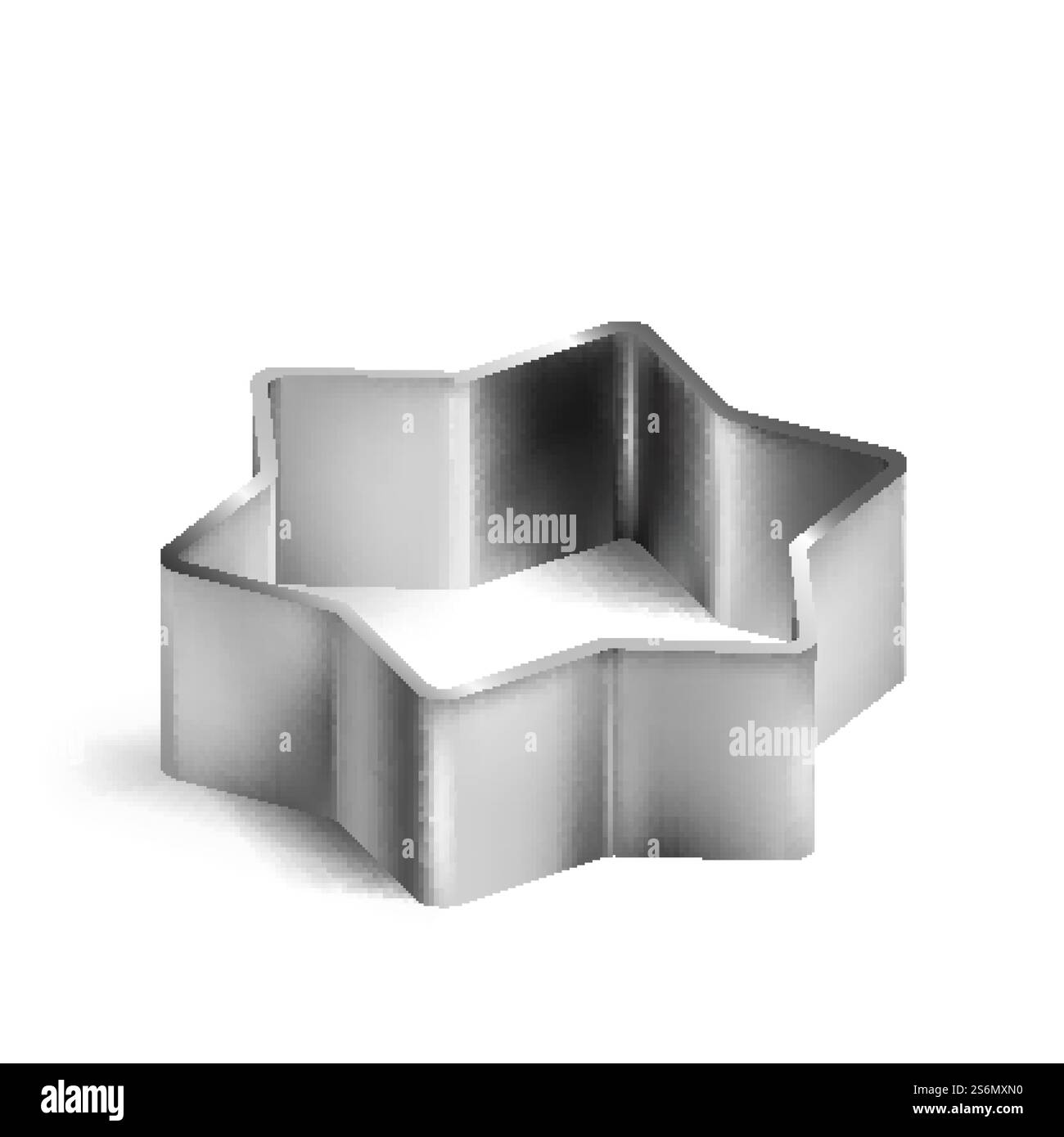 Cookie Cutter Metal Accessory In Star Shape Vector. Cookie Cutter For ...