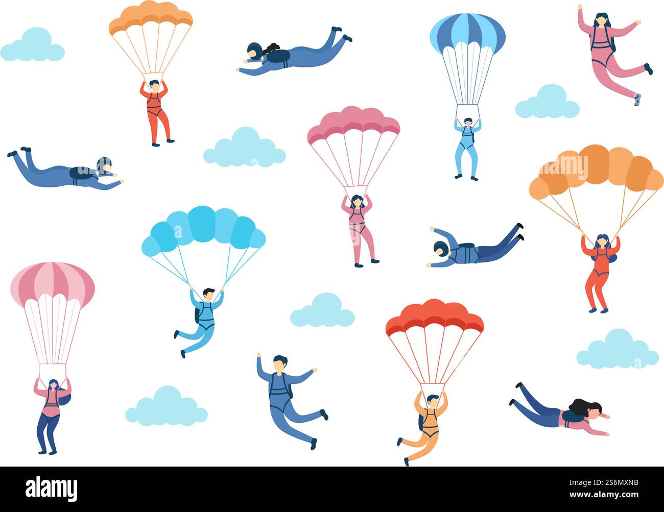 Skydive is a Type Sport of Outdoor Activity Recreation Using Parachute ...