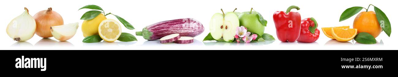 fruits and vegetables fruits apple orange peppers apples oranges lemon ...