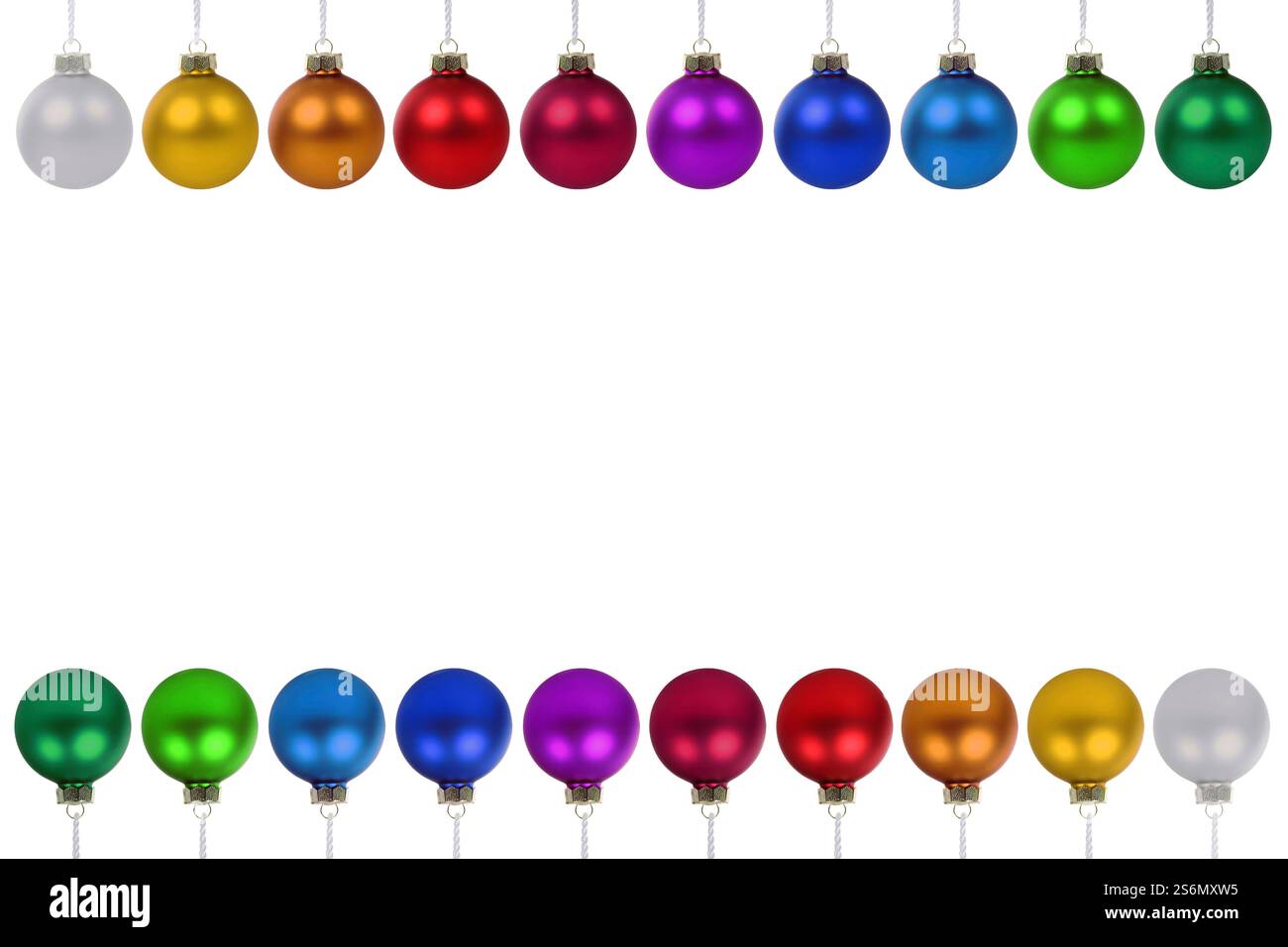 Christmas baubles Christmas colorful baubles text free space copyspace ...