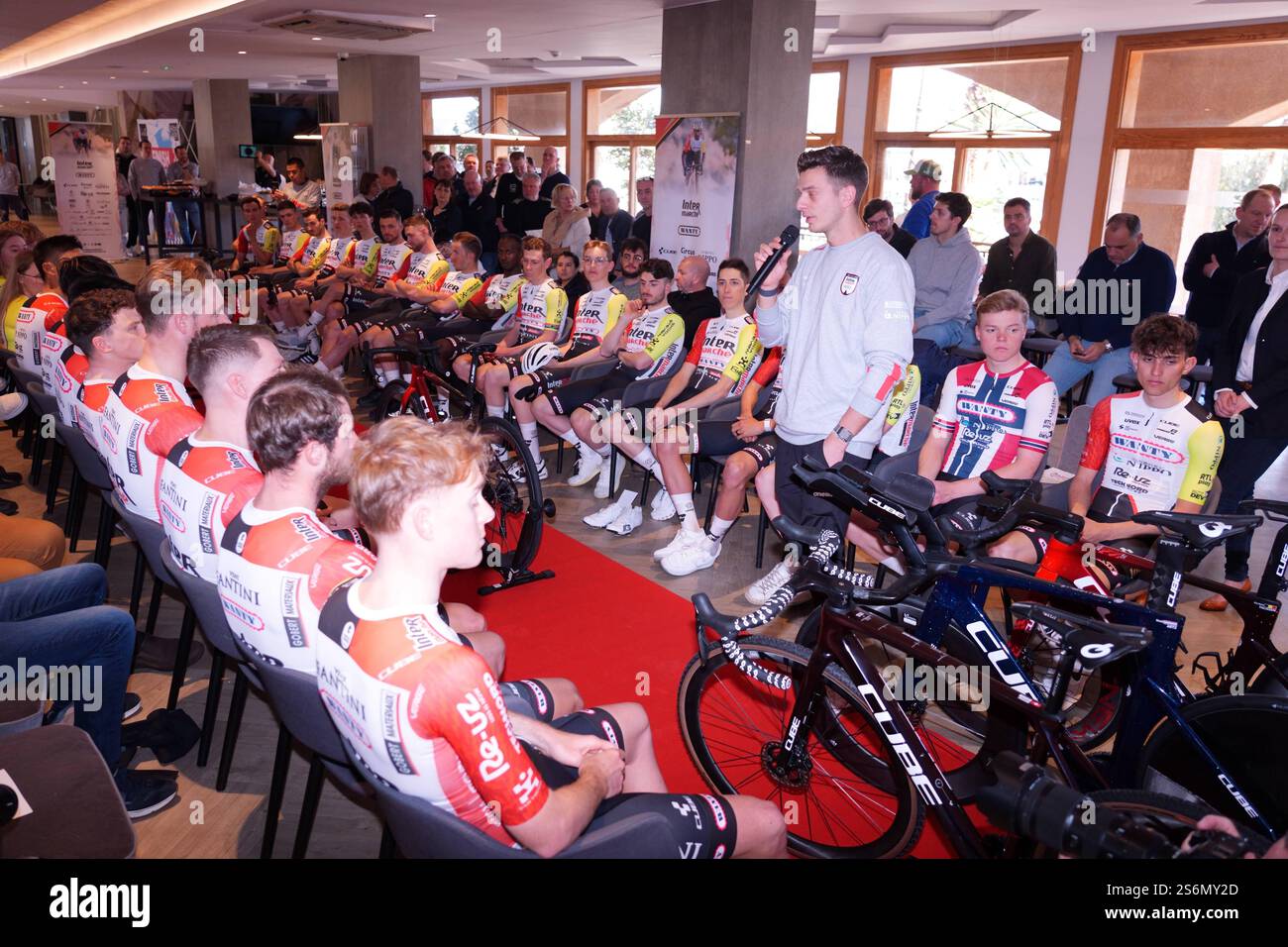 Alicante, Spain. 17th Jan, 2025. the team presentation at the media day ...