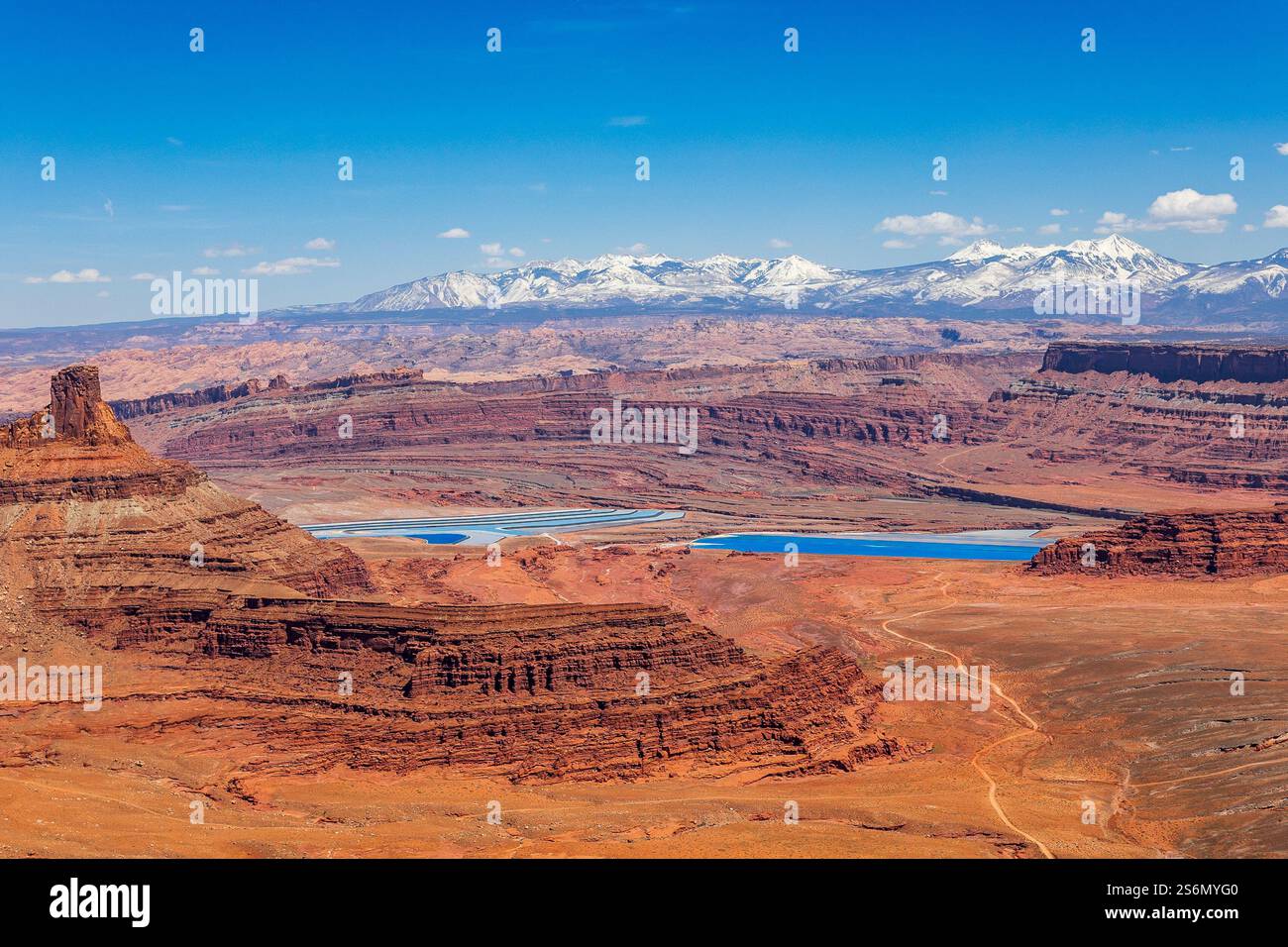 Majestic landscape scenery from Dead Horse point State Park in Moab, on ...