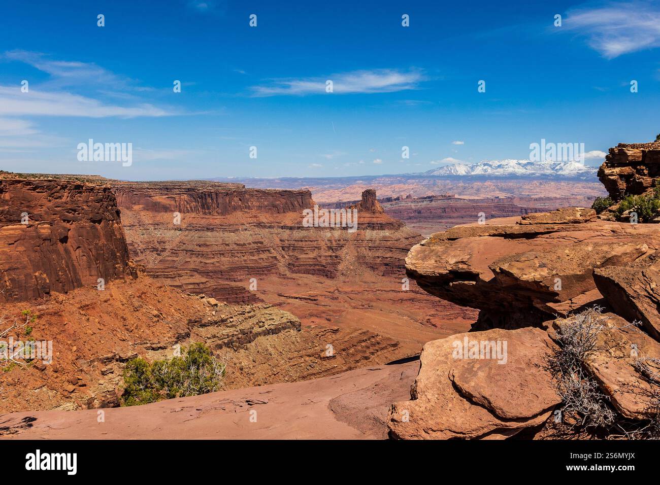 Majestic landscape scenery from Dead Horse point State Park in Moab, on ...