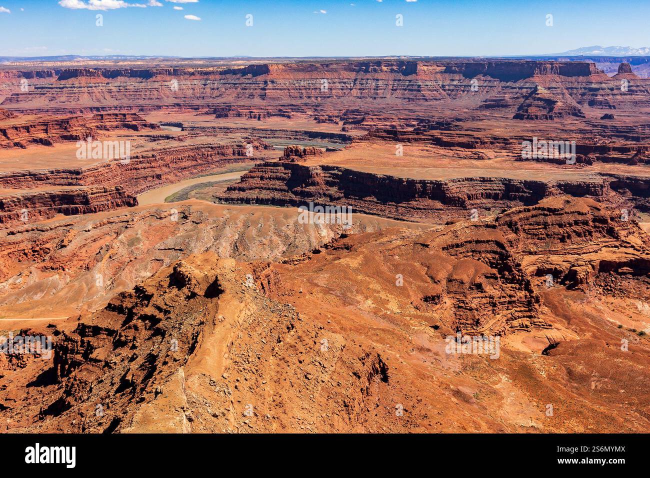 Majestic landscape scenery from Dead Horse point State Park in Moab, on ...