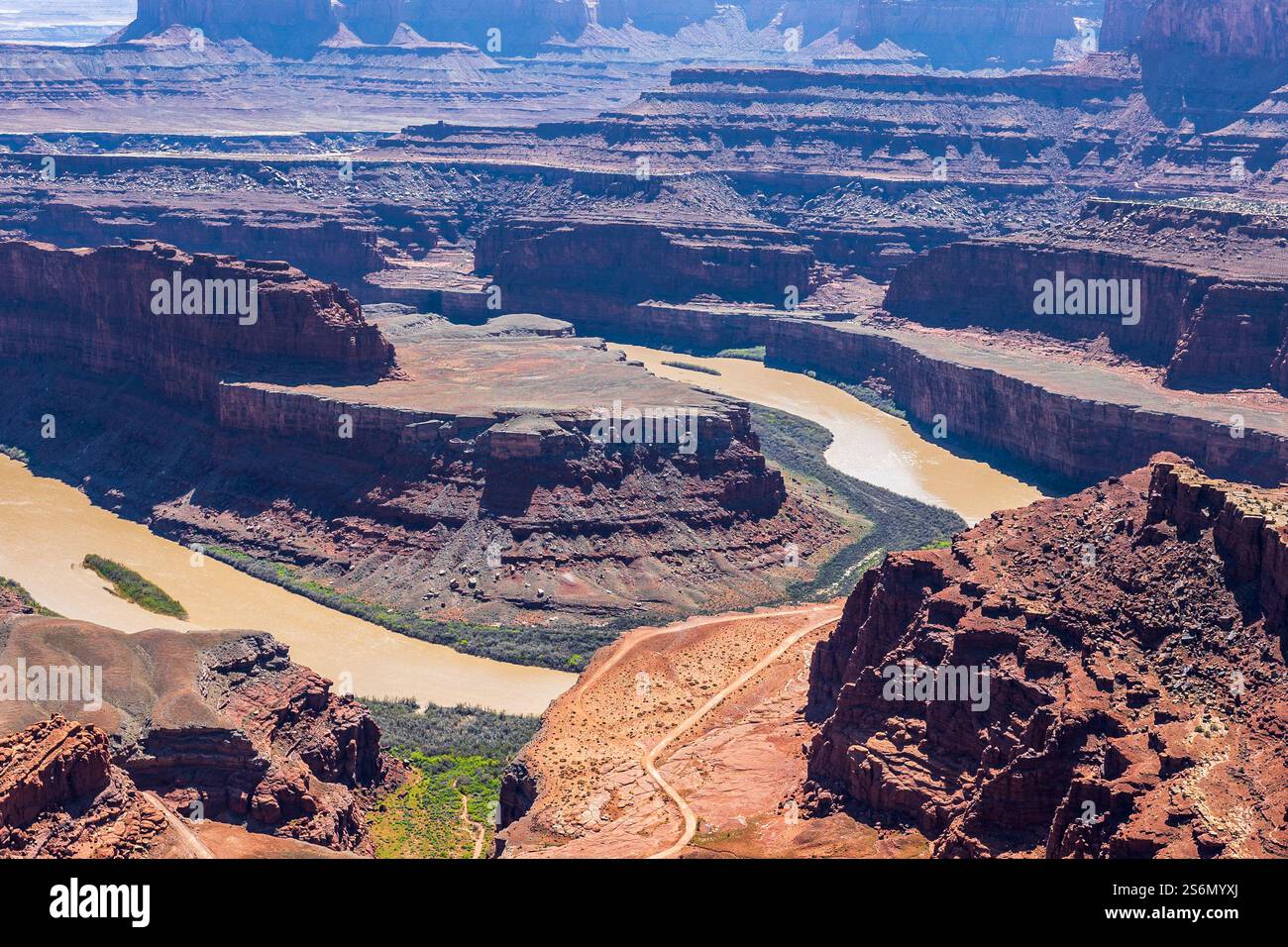 Majestic landscape scenery from Dead Horse point State Park in Moab, on ...