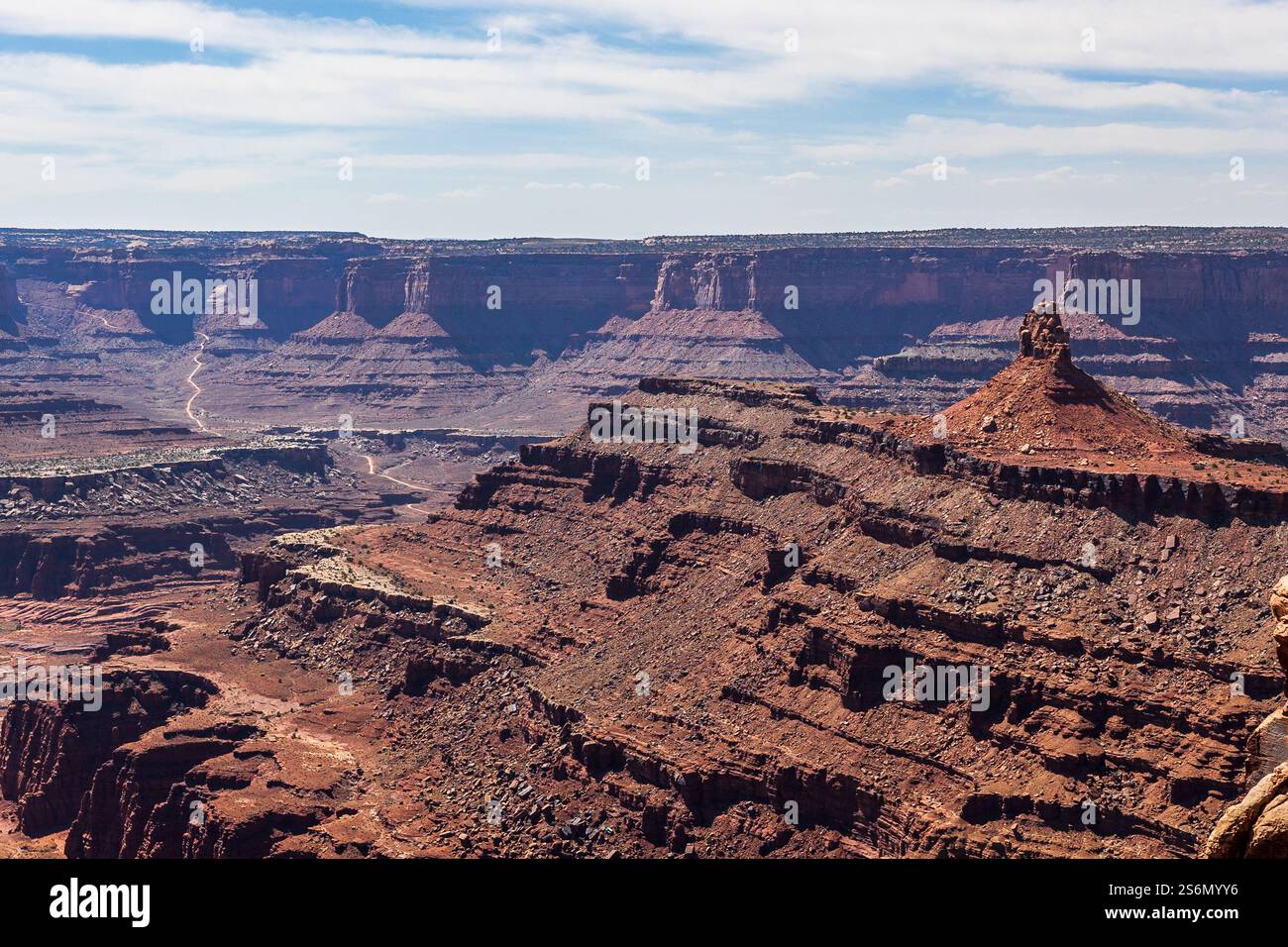 Majestic landscape scenery from Dead Horse point State Park in Moab, on ...