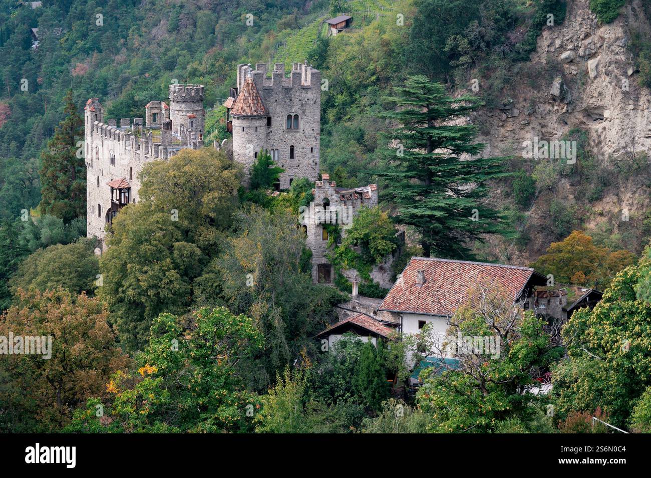 Brunnenburg meran hi-res stock photography and images - Alamy