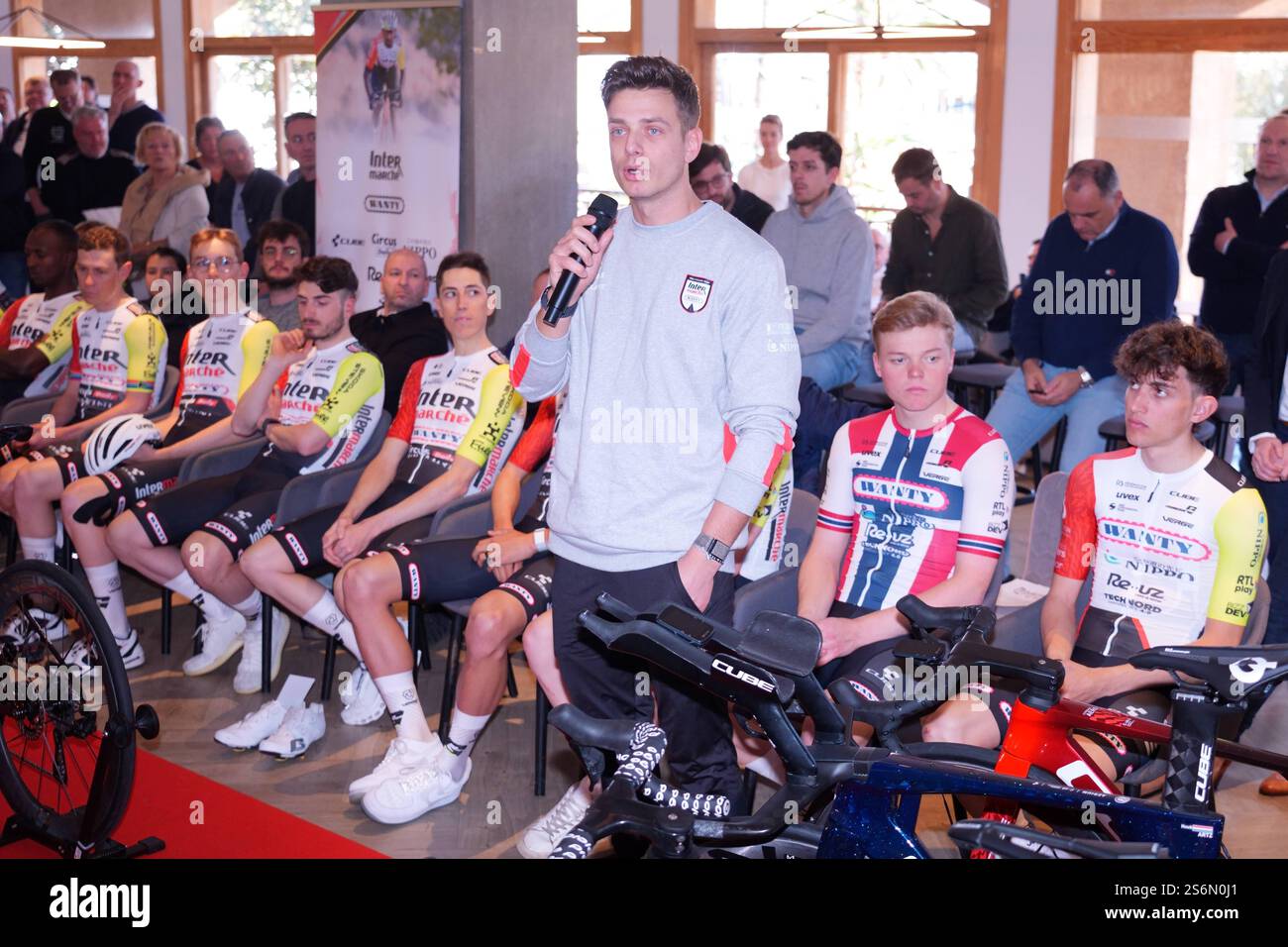 Alicante, Spain. 17th Jan, 2025. the team presentation at the media day ...