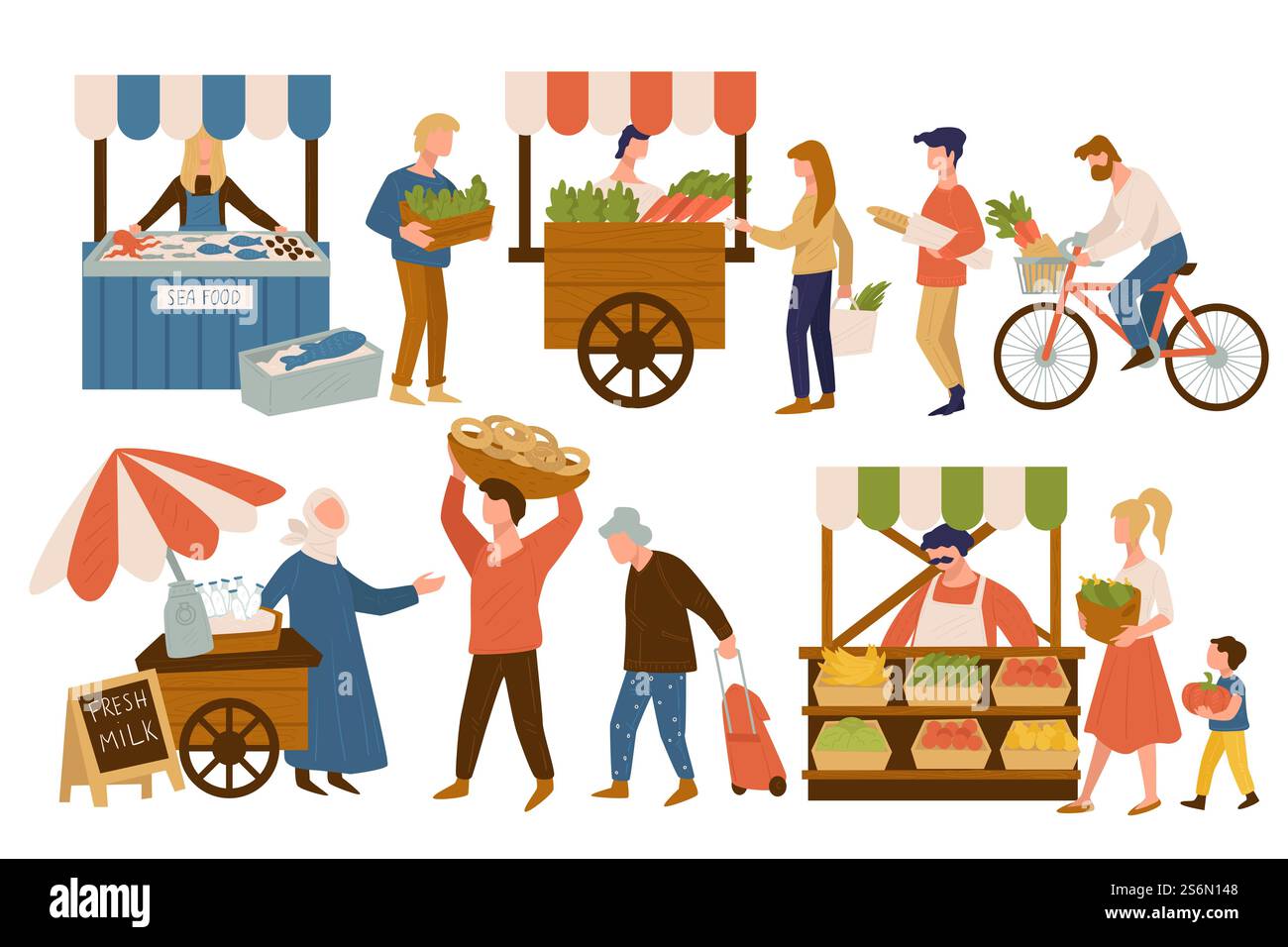 Sea food for sale Cut Out Stock Images & Pictures - Alamy