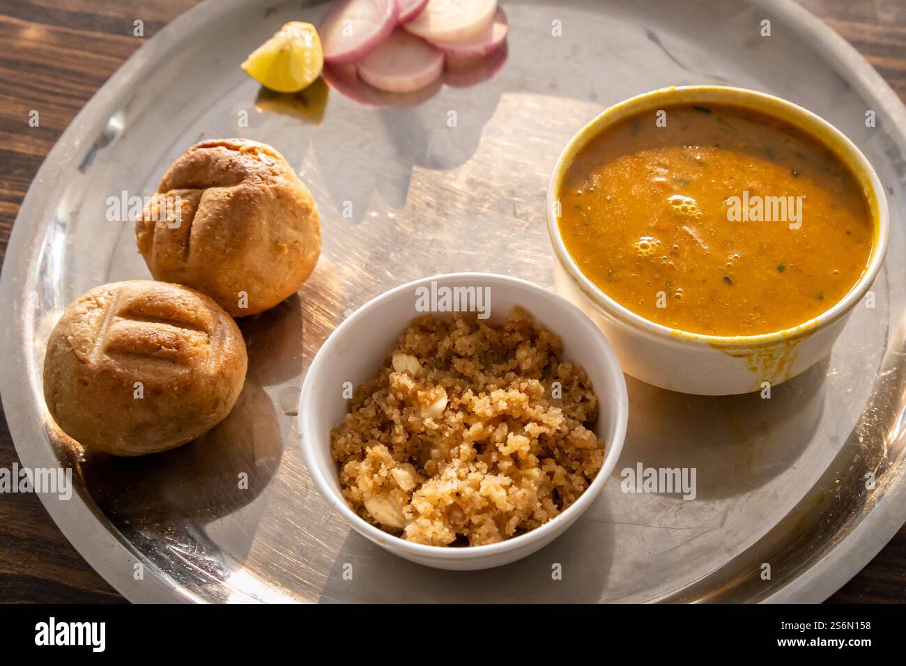 Dal bati churma hi-res stock photography and images - Alamy