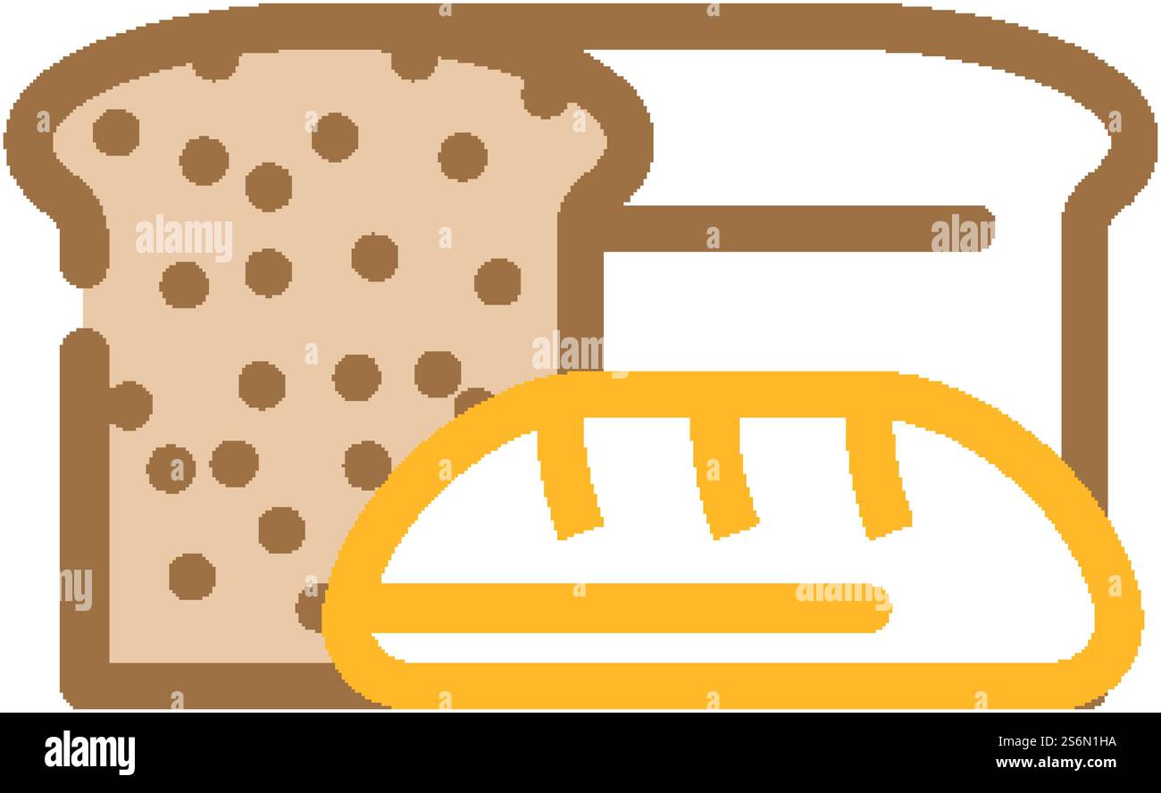 bakery department color icon vector. bakery department sign. isolated ...