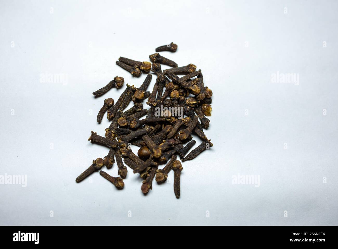 fresh isolated raw cloves on white background studio shot Stock Photo ...