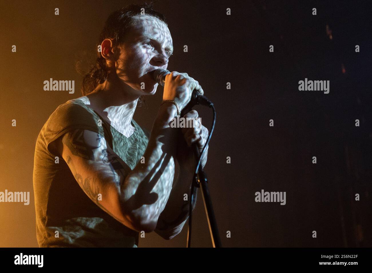 Oslo, Norway. 16th, January 2025. The Norwegian synth-punk duo Zero ...
