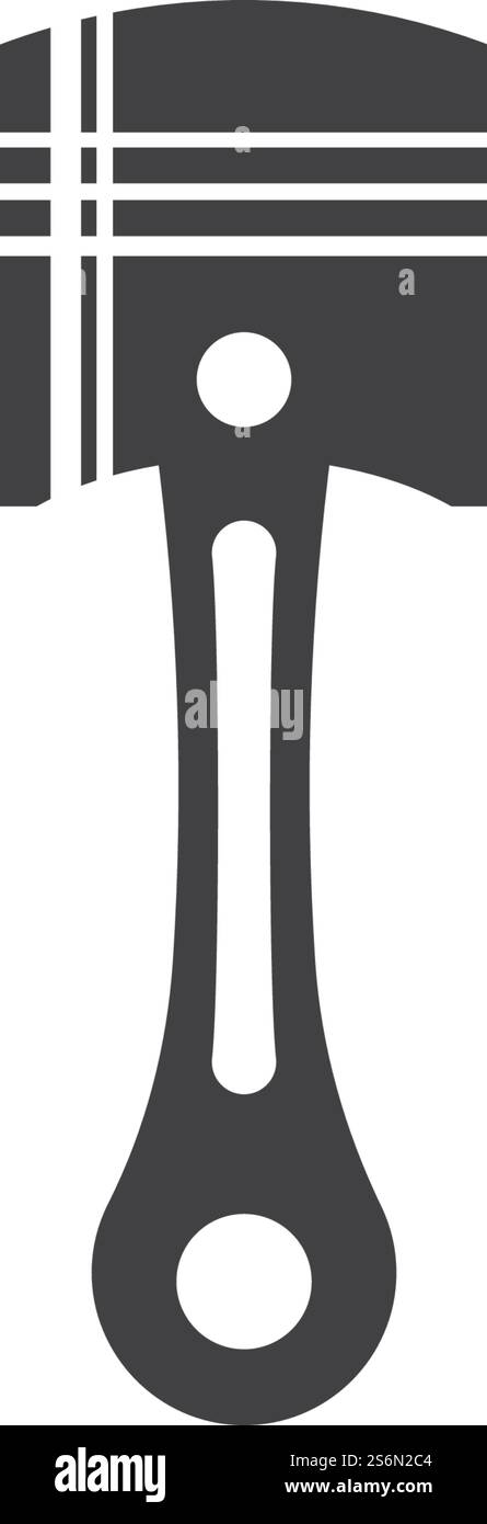 Piston auto service logo vector flat design Stock Vector Image & Art ...