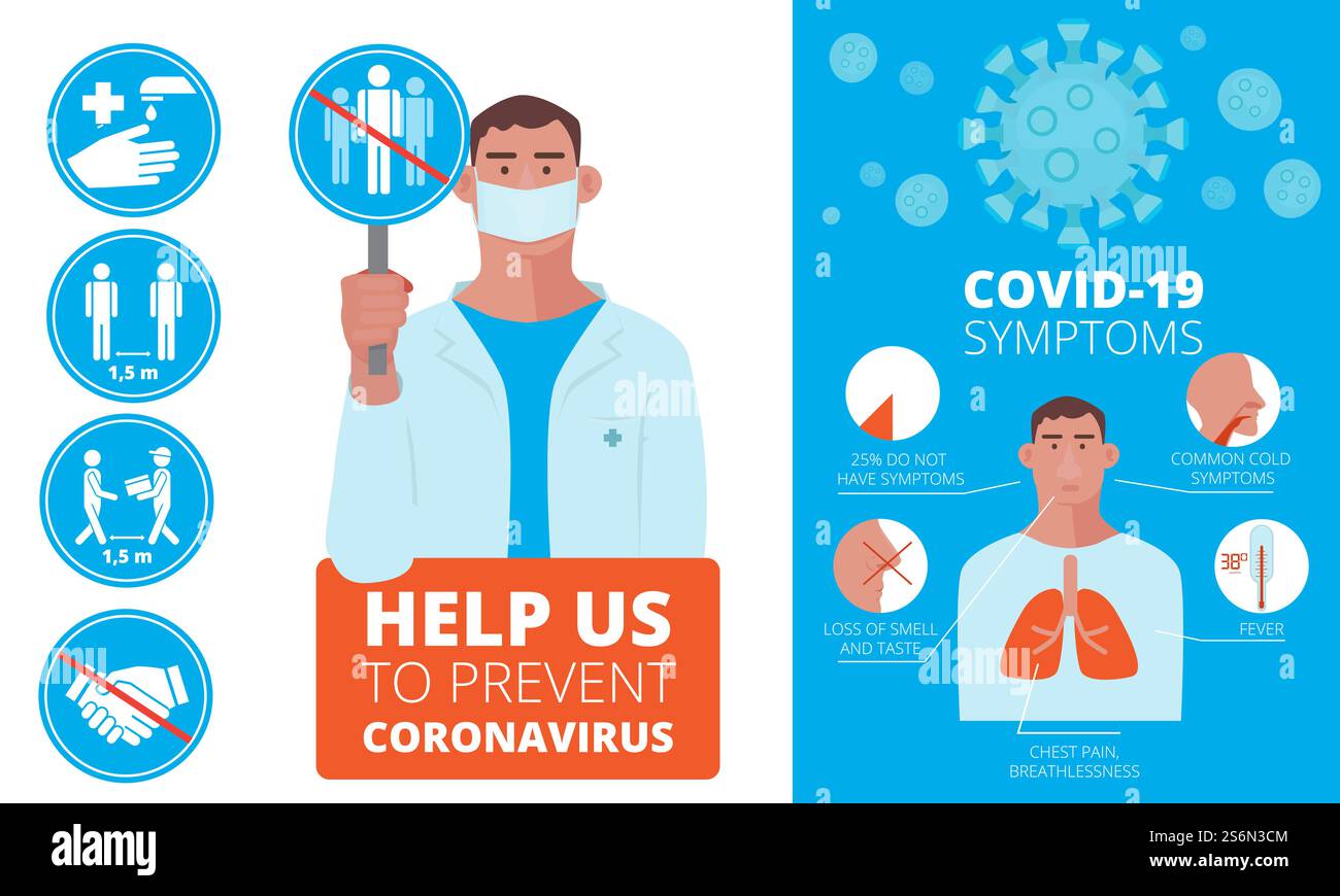 Ncov infographic. Symptoms and prevention medical warnings allergy ncov ...