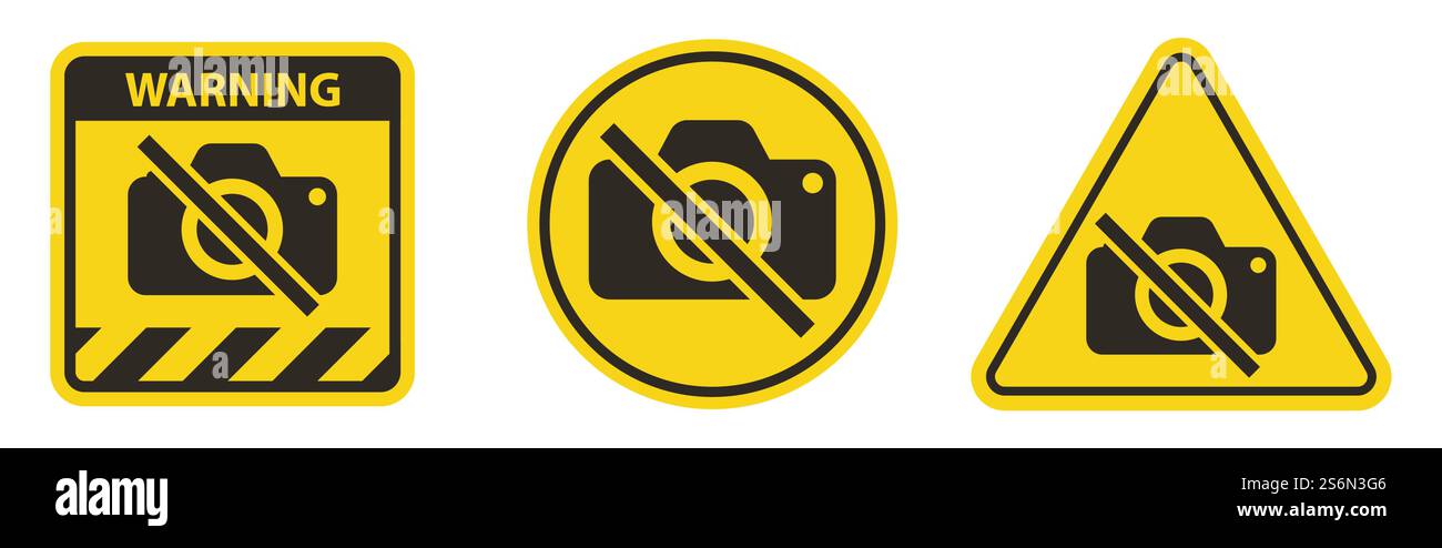 Do not record images,No photography sign Stock Vector Image & Art - Alamy