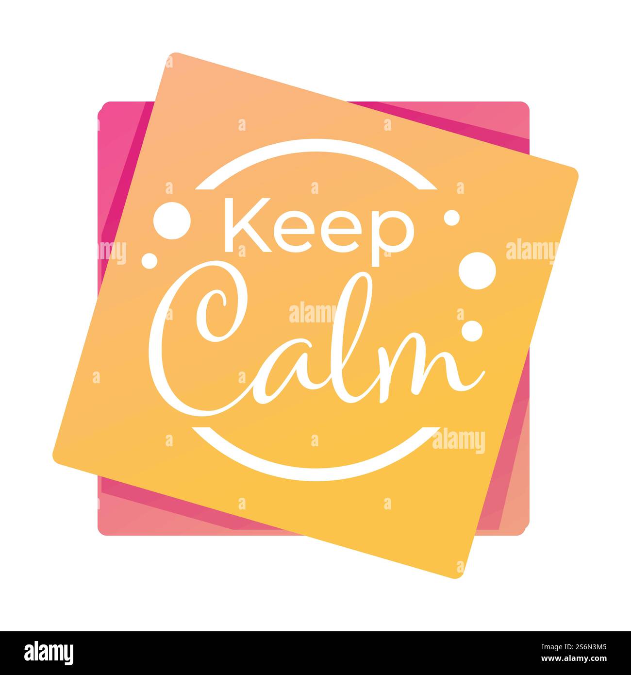 Motivation and inspiration, isolated banner or sticker with calligraphy ...