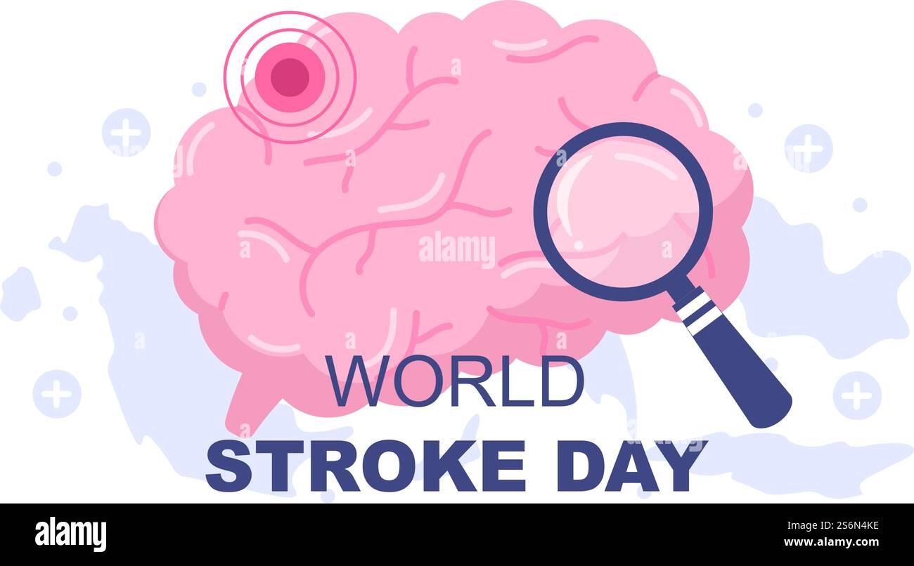 World Stroke Day Vector illustration Commemorated Every October 29 with ...