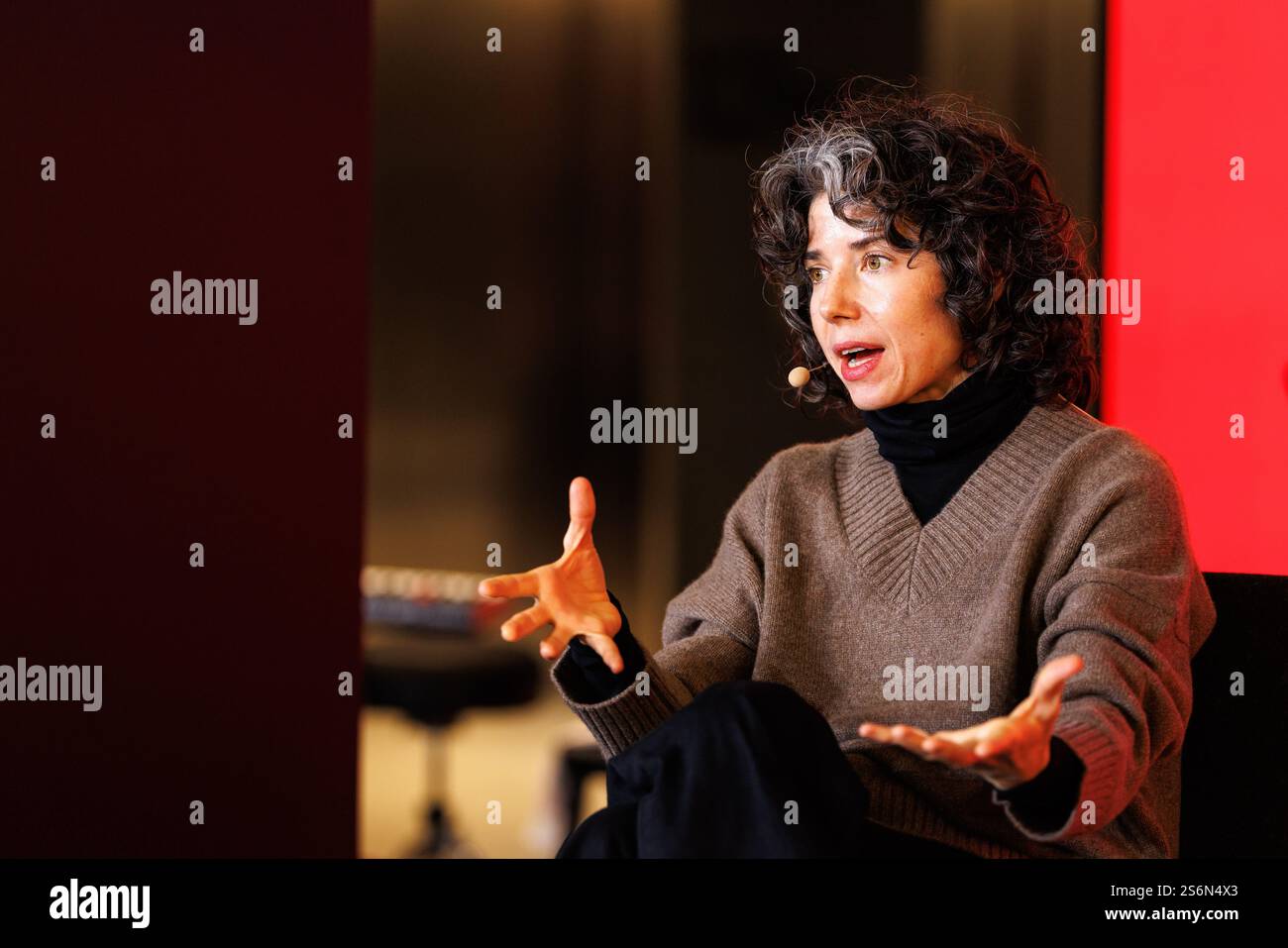 17 January 2025, Bavaria, Munich: Meredith Whittaker, US researcher and ...