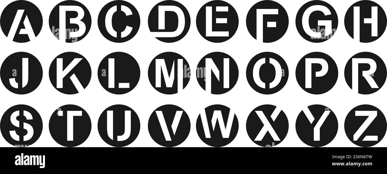 Alphabet pixel modern lettering hi-res stock photography and images - Alamy