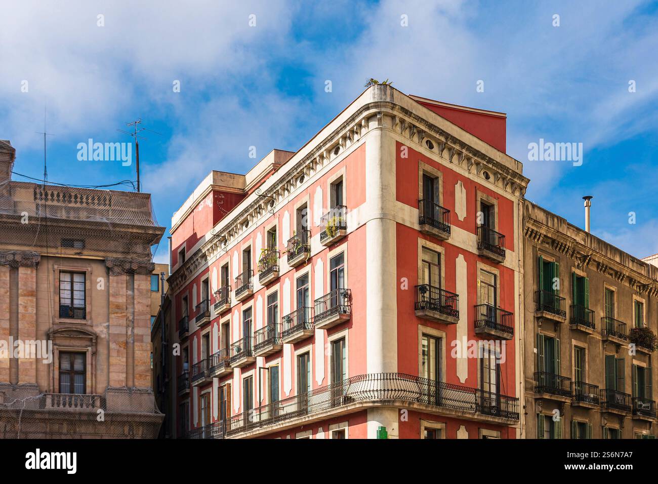 Historic buildings in the city of Barcelona, Spain Stock Photo - Alamy