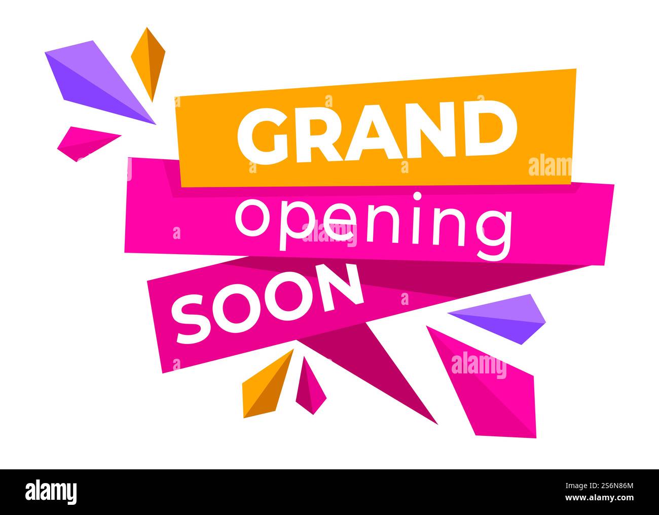 Shop or store grand opening soon, announcement or invitation for ...