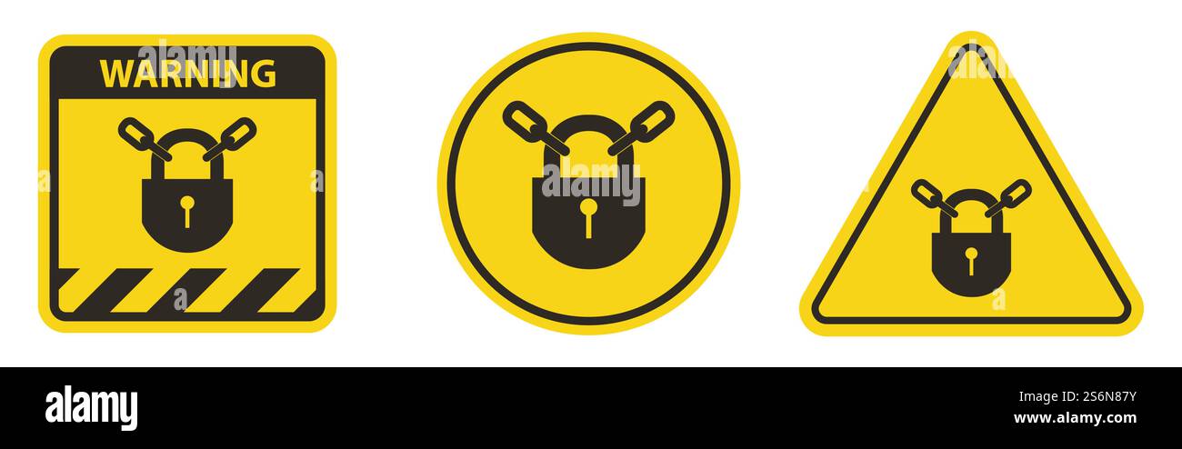 PPE Icon.Keep Locked Symbol Sign Isolate On White Background Stock ...