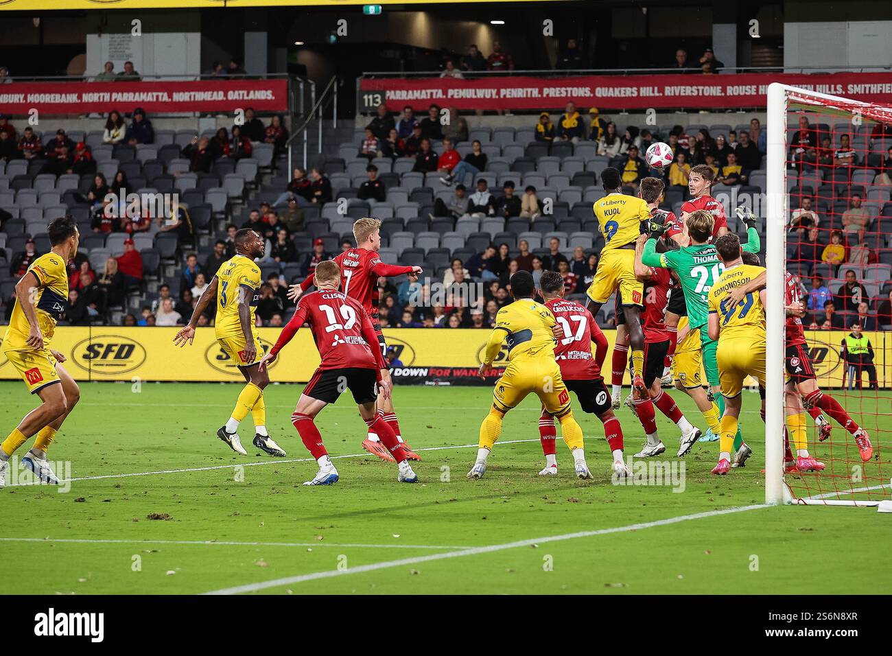 17th January 2025; CommBank Stadium, Sydney, NSW, Australia: A-League ...