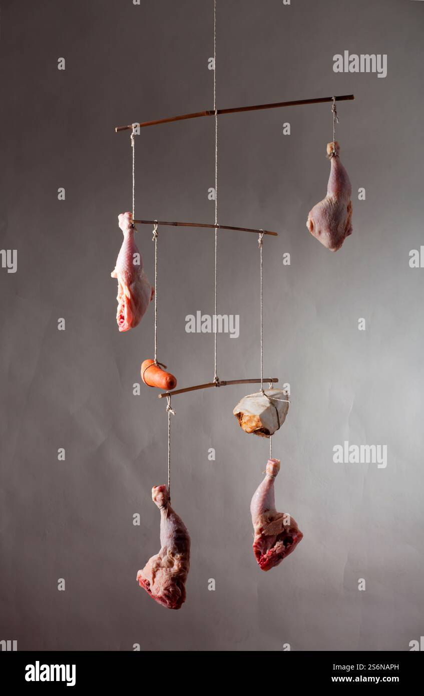 Poultry hanging hi-res stock photography and images - Alamy
