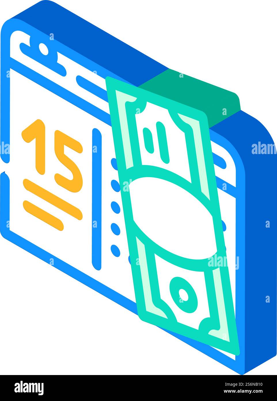 day for payment alimony isometric icon vector. day for payment alimony ...