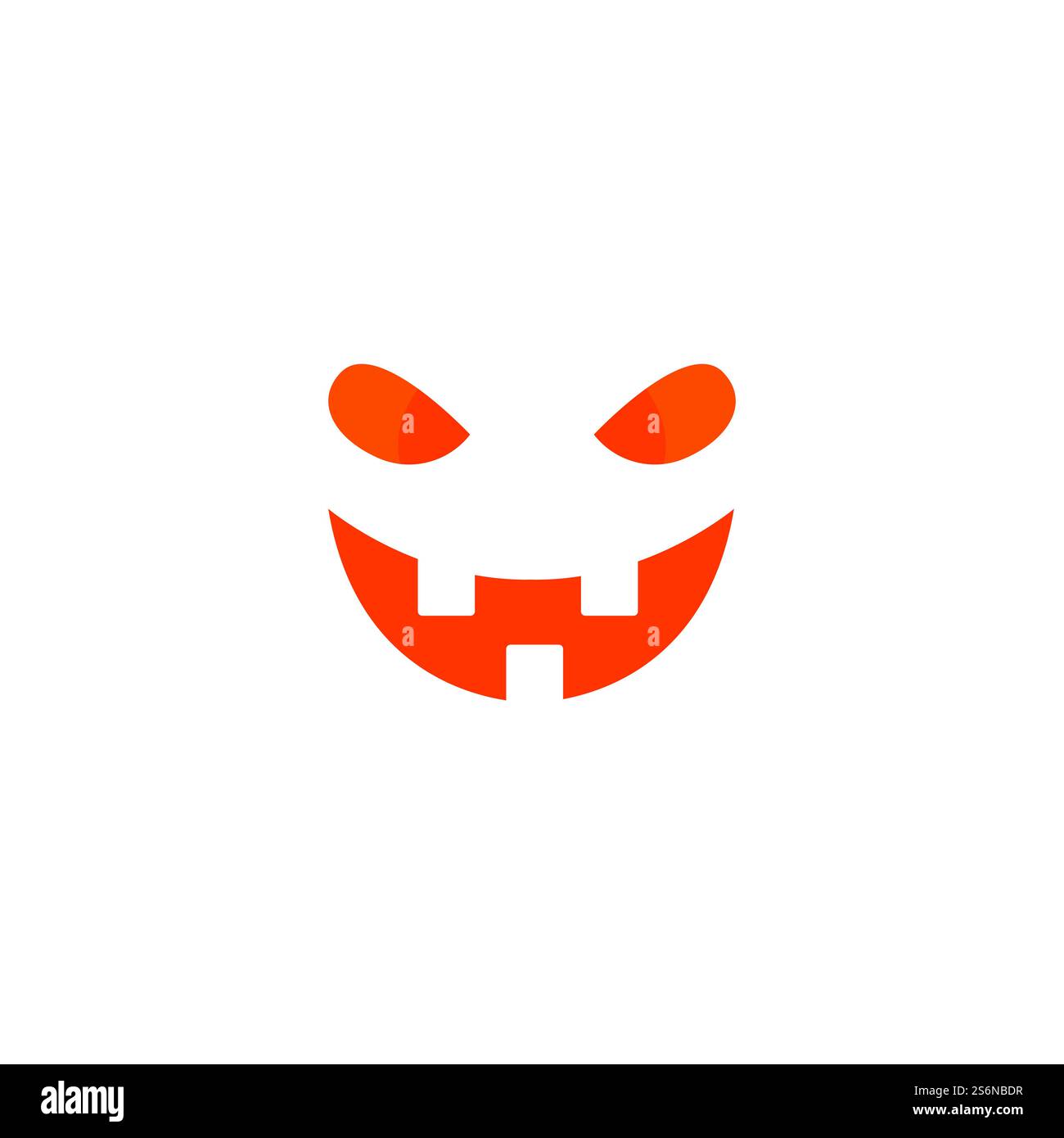 Halloween face horror logo and symbol Stock Vector Image & Art - Alamy