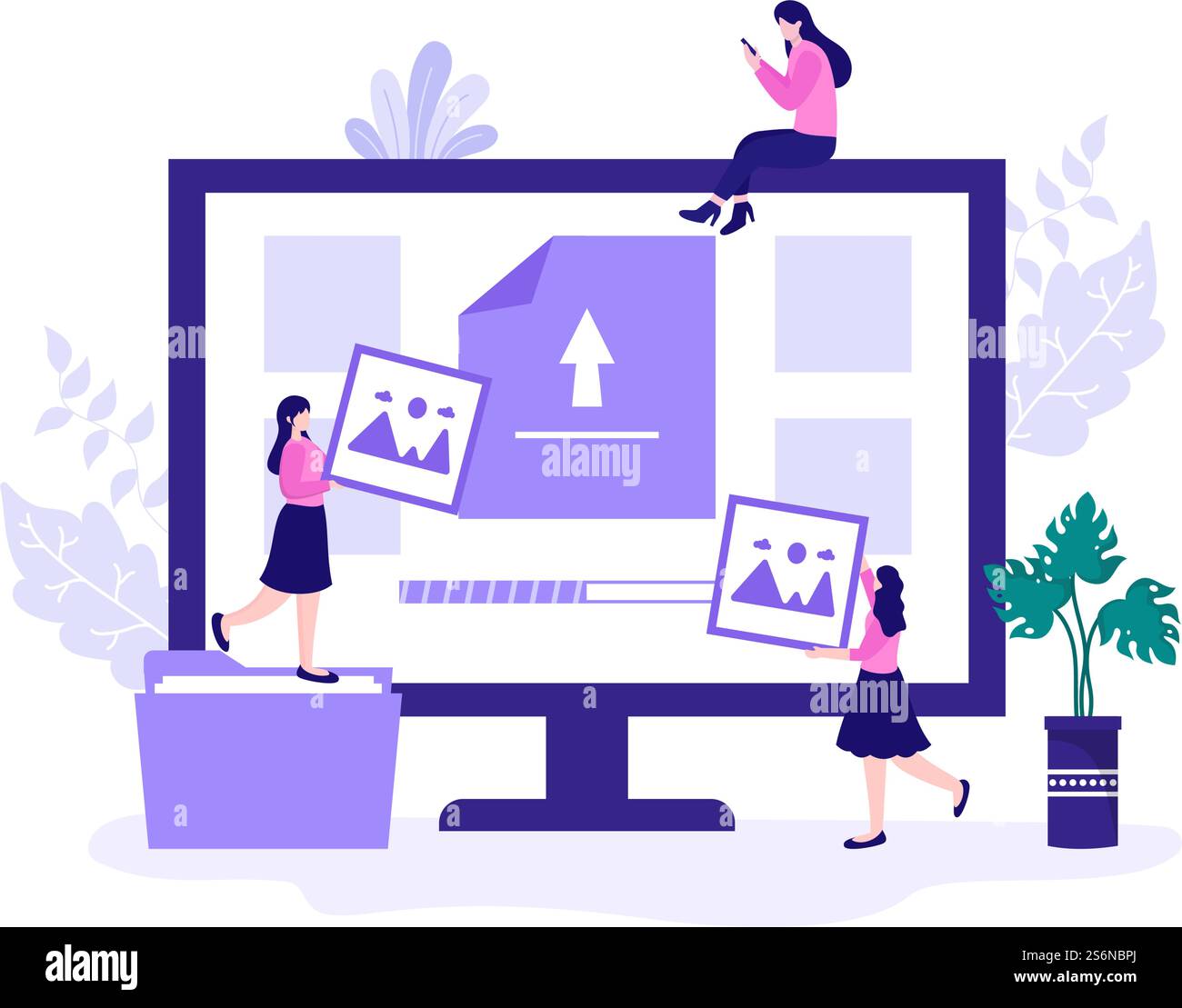 Upload Image Background of Online Devices Information and Data to ...