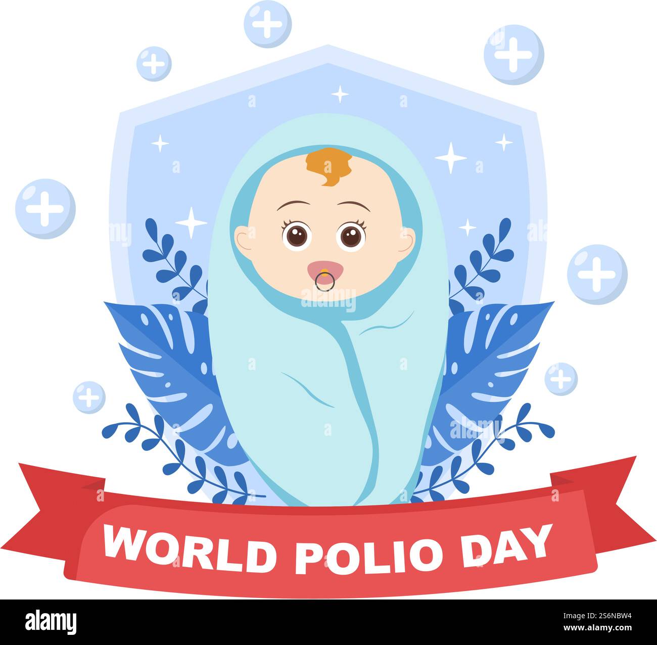 World Polio Day Background Which is Celebrated on October 24 Medicine ...