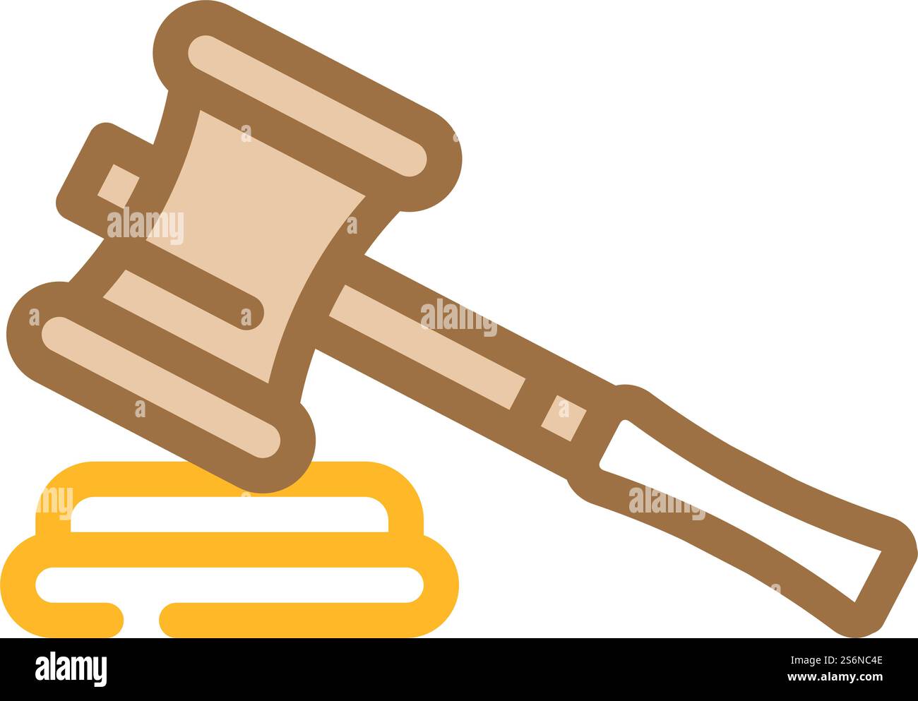 judge trial divorce color icon vector. judge trial divorce sign ...
