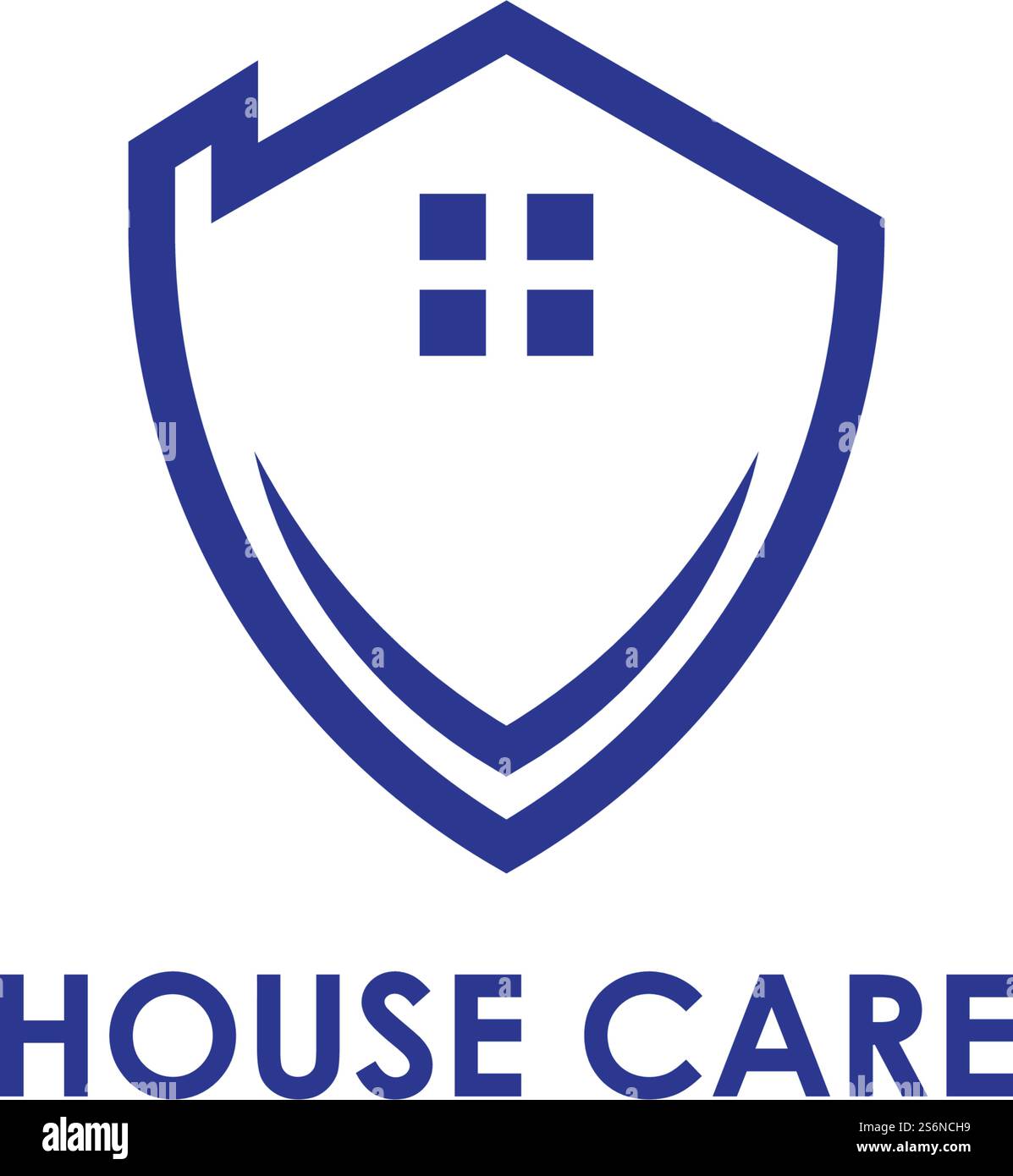Home and shield protection logo design vector Stock Vector Image & Art ...