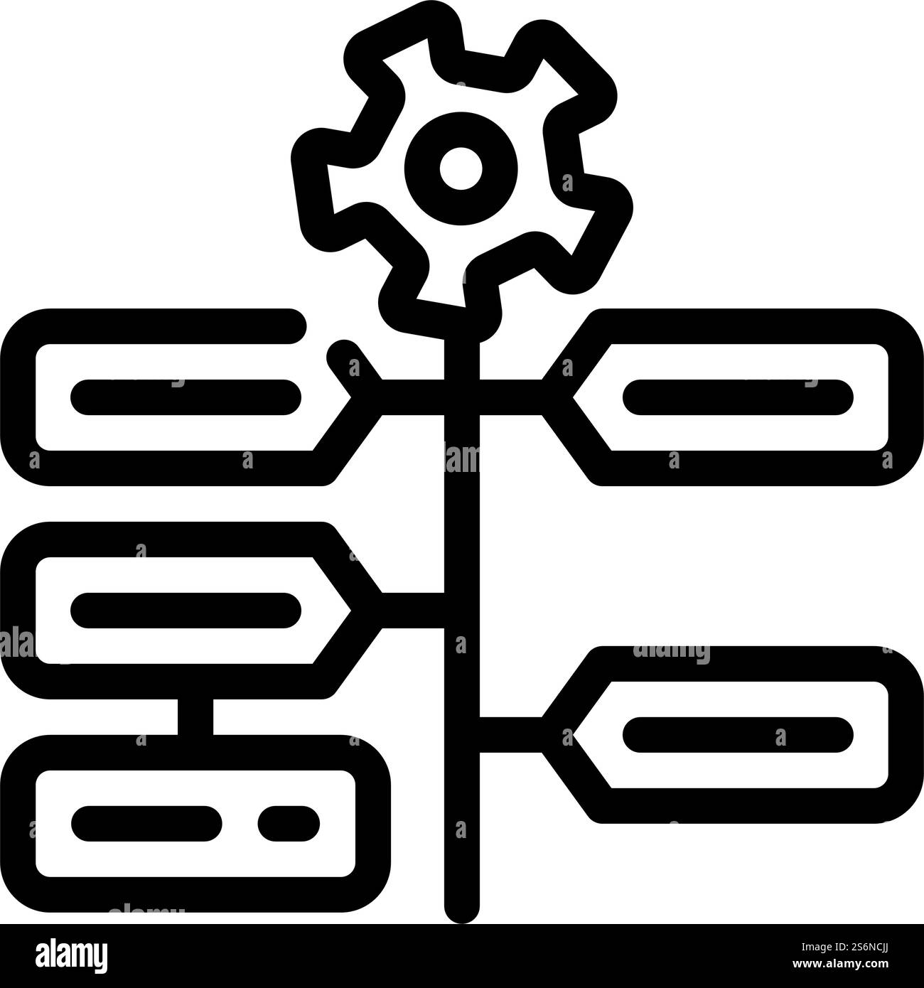 production technology line icon vector. production technology sign ...