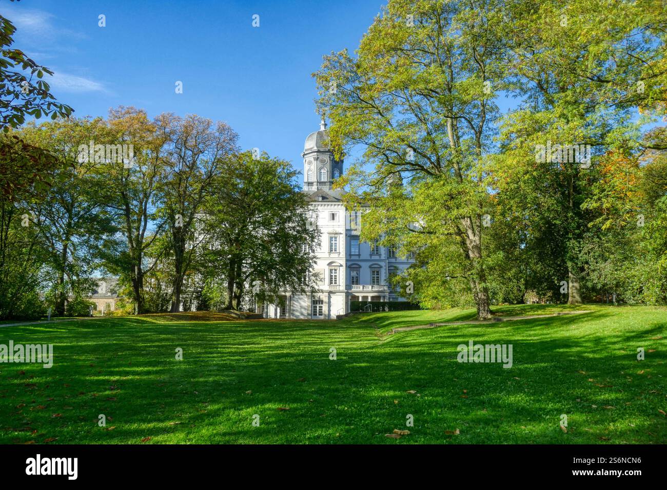 Historic park and castle in Bensberg Stock Photo - Alamy
