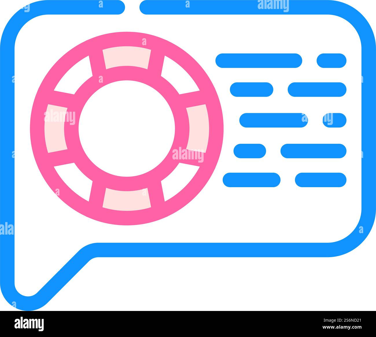 help and advice speech color icon vector. help and advice speech sign ...