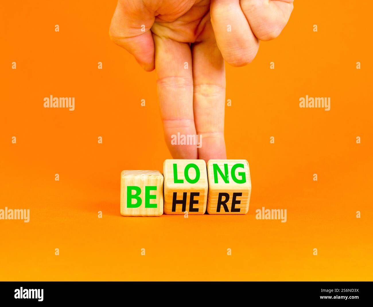 Belonging and belong symbol. Concept words Be here Belong on beautiful ...