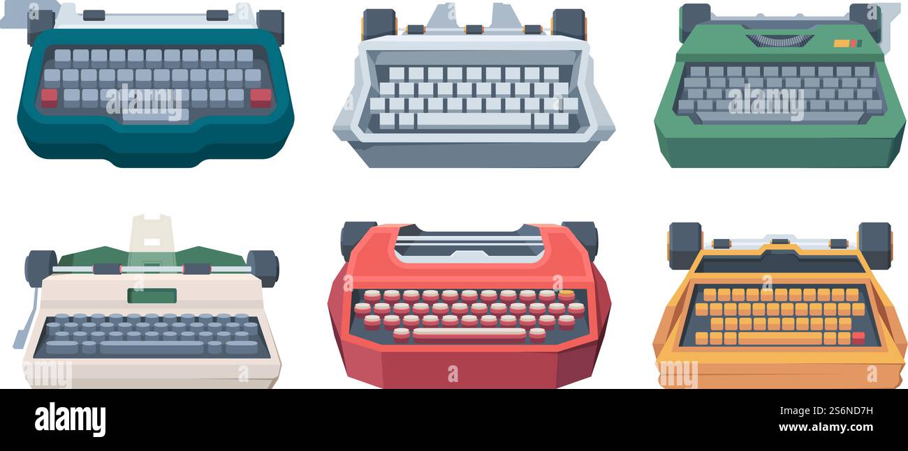 Old typing machines hi-res stock photography and images - Alamy