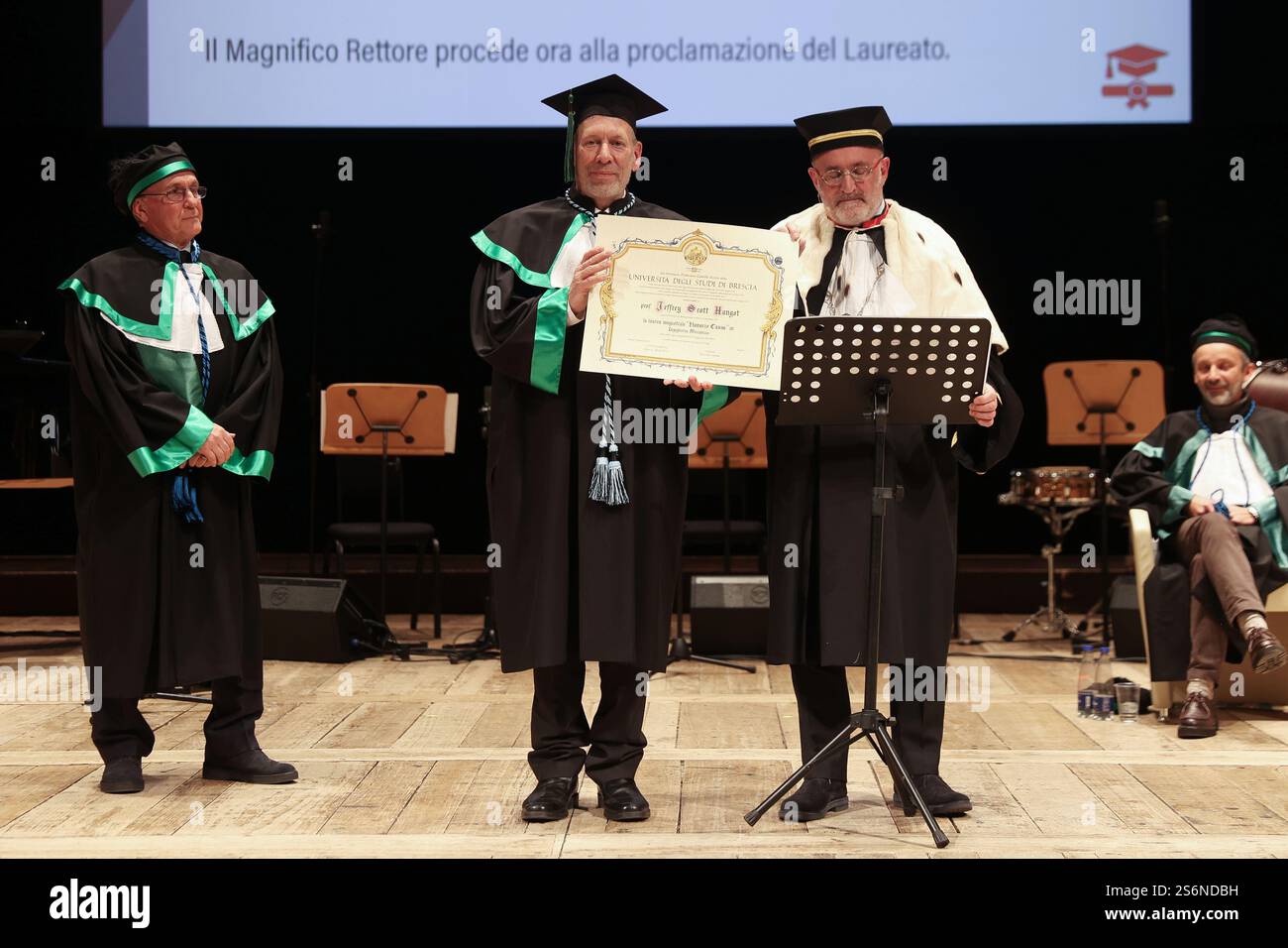 Brescia, Italia. 17th Jan, 2025. Jeffrey Scott Hangst e Francesco ...